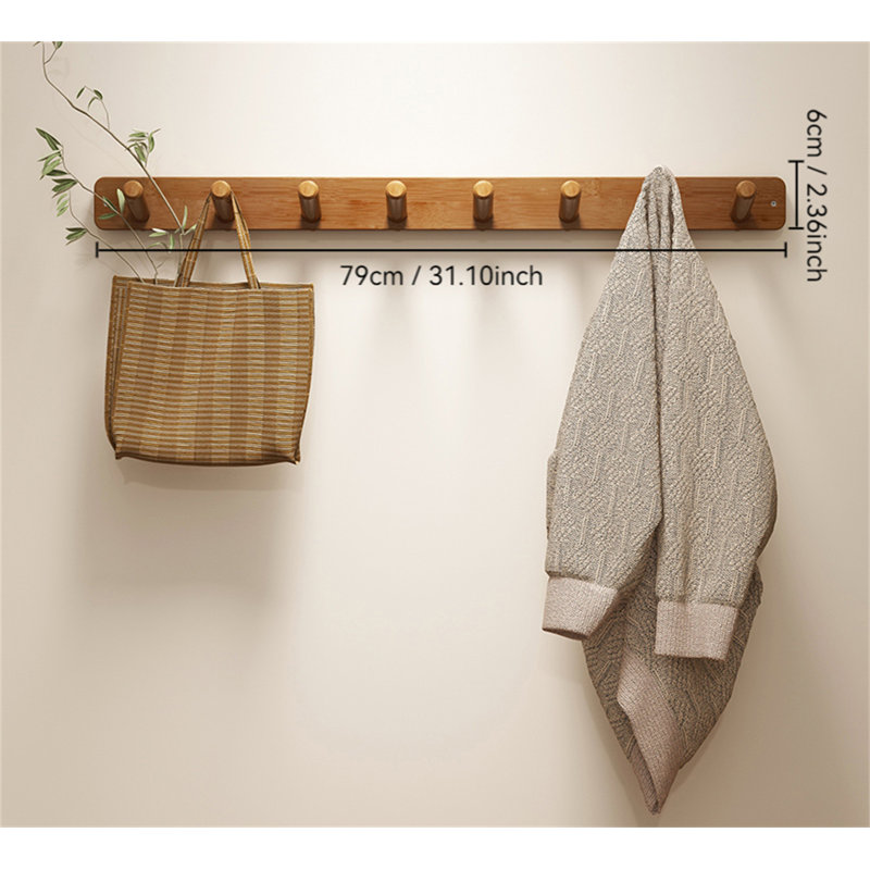 Latitude Run® Wall Mounted Clothes Hanger | Wayfair