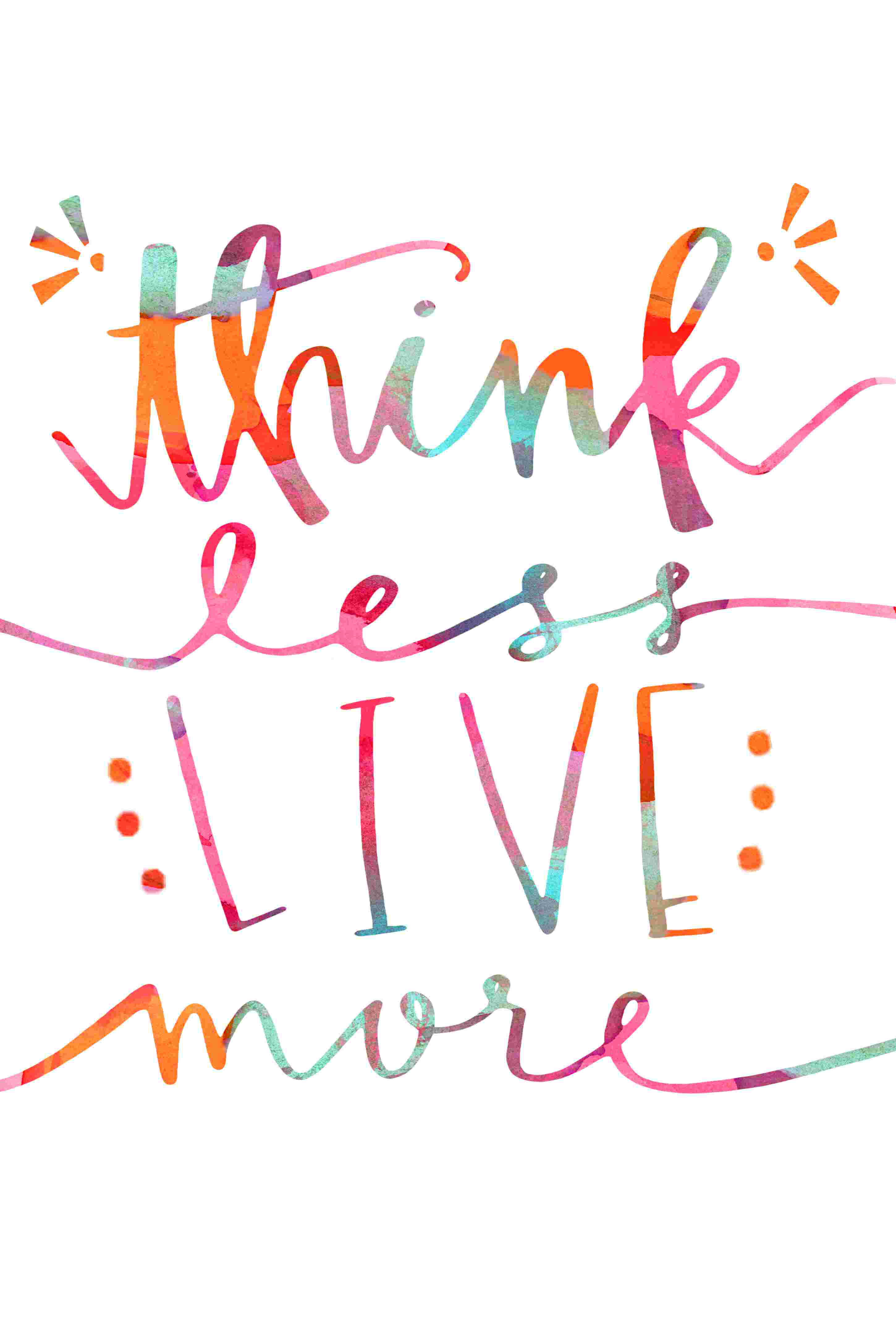 Trinx Think Less Live More 3 - Wayfair Canada
