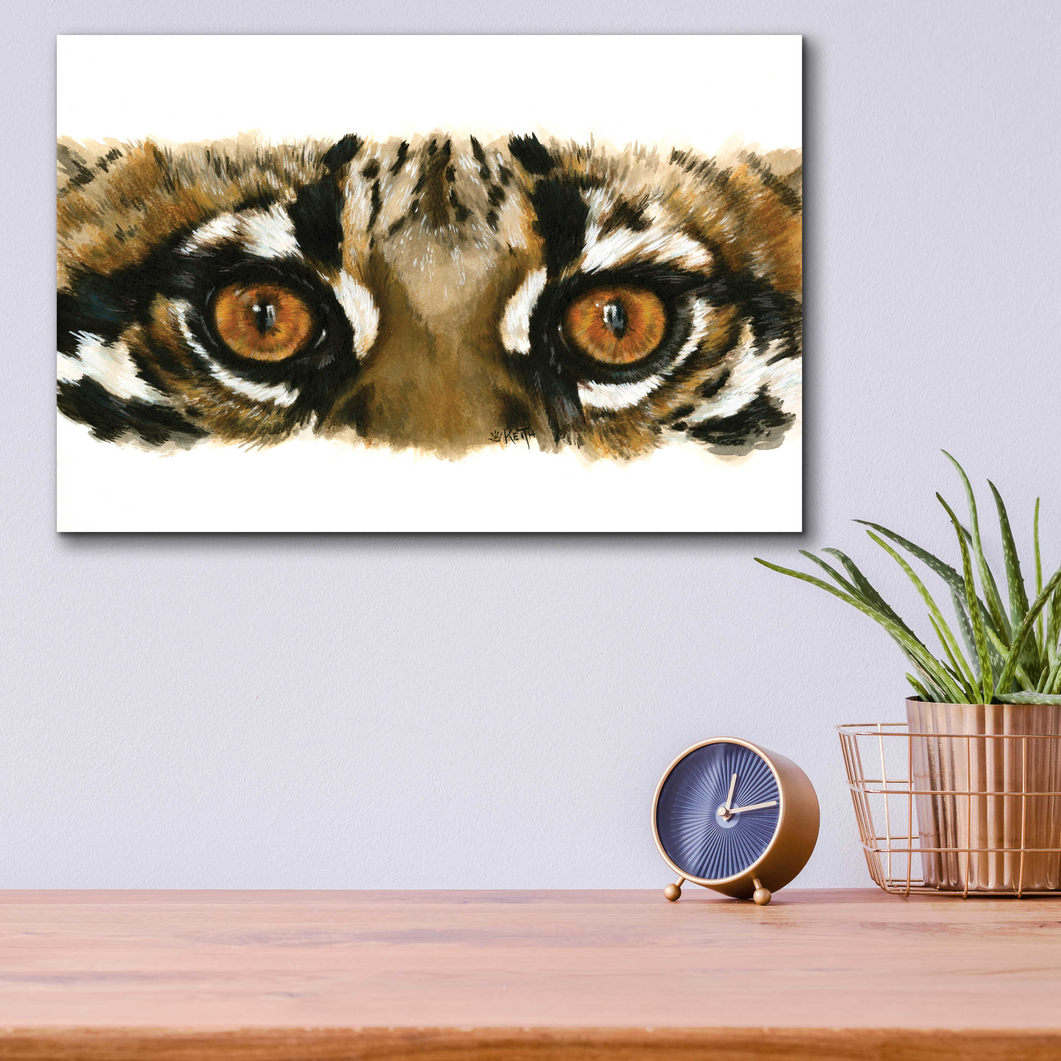 Millwood Pines Eye Catching Ocelot by Barbara Keith - Unframed Print ...
