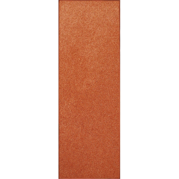 Wade Logan® Amair Solid Color Area Rugs Orange | Wayfair