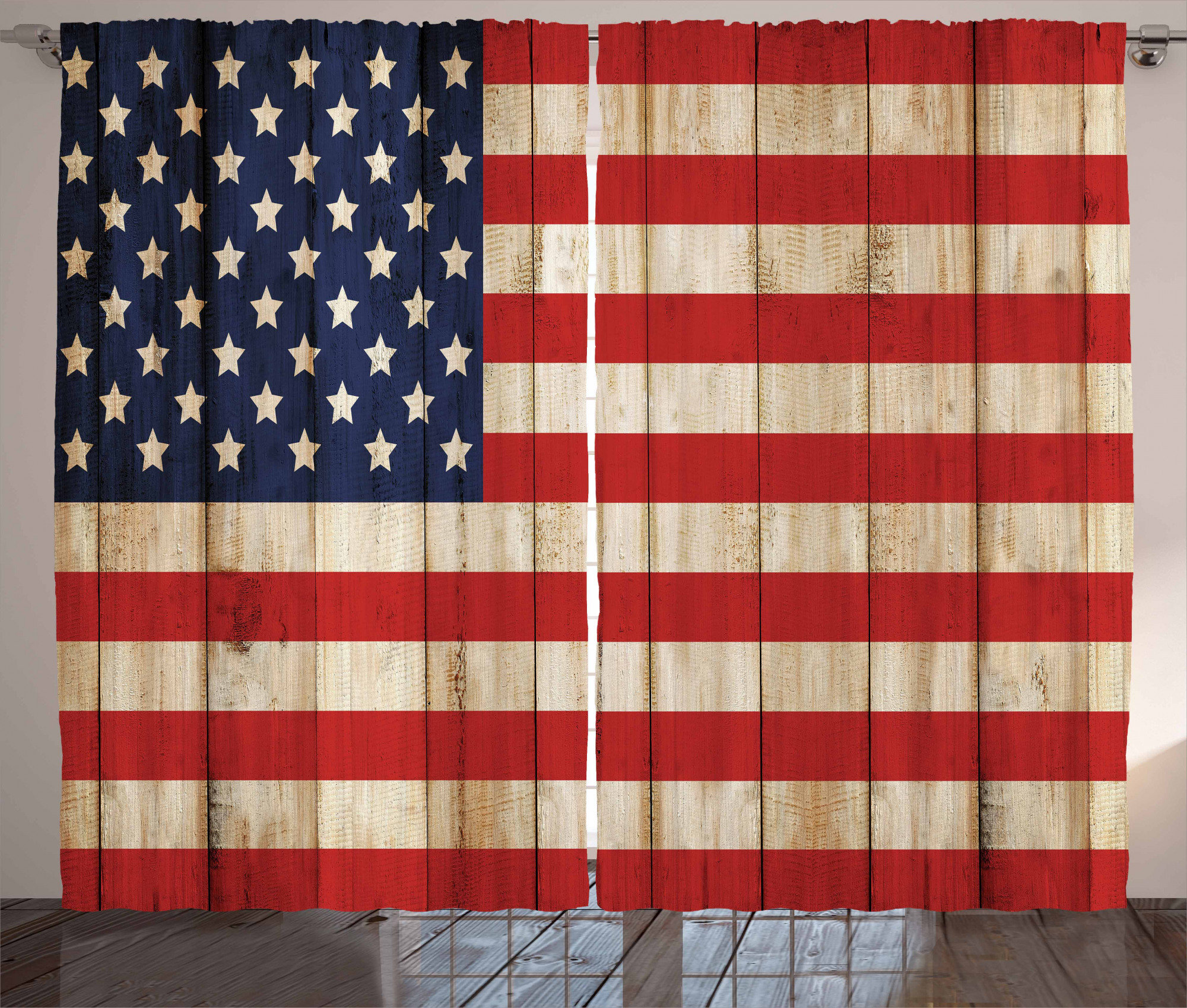 East Urban Home Emily Brodeur Fourth of July Independence Day Striped ...