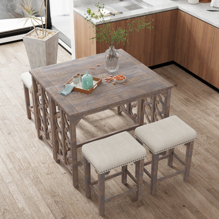 August Grove® Adysen 3 - Piece Extendable Dining Set | Wayfair