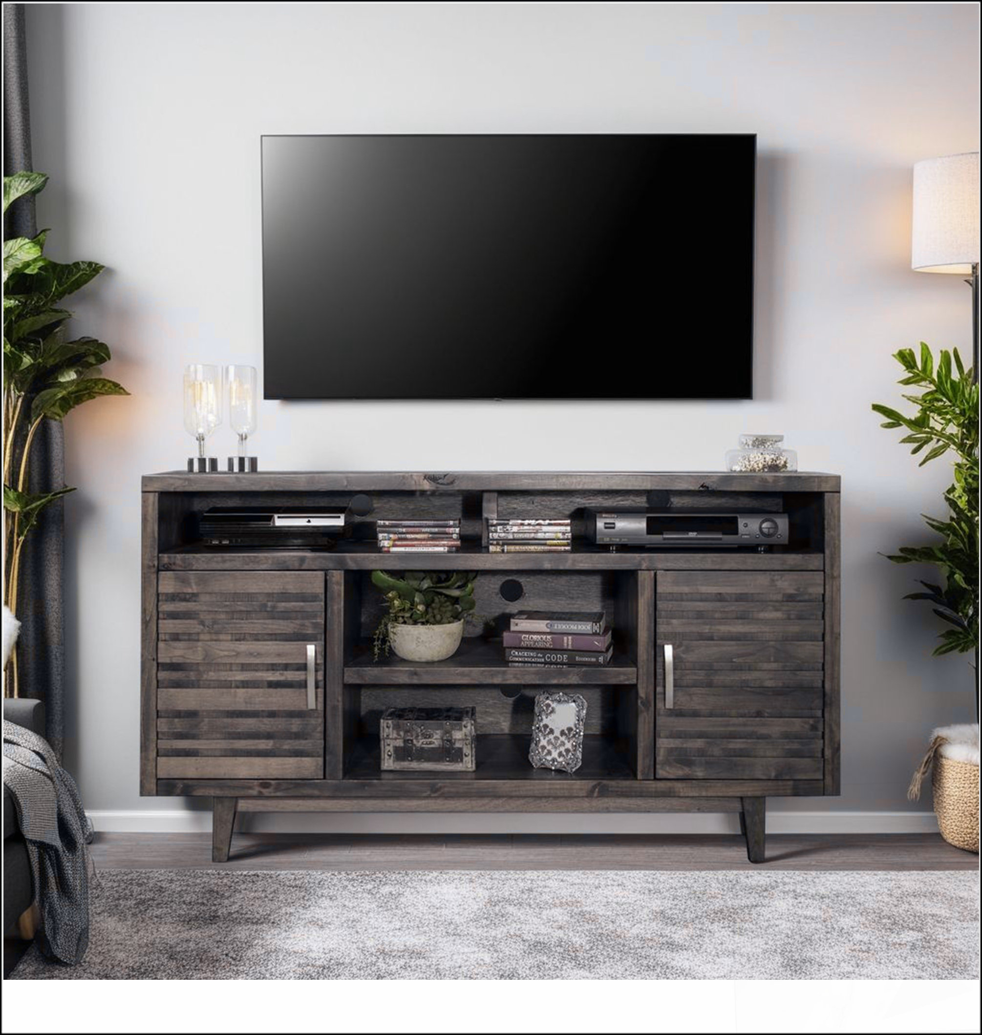 One Allium Way 62 Inch TV Stand Console for TVs up to 70 inches, No ...