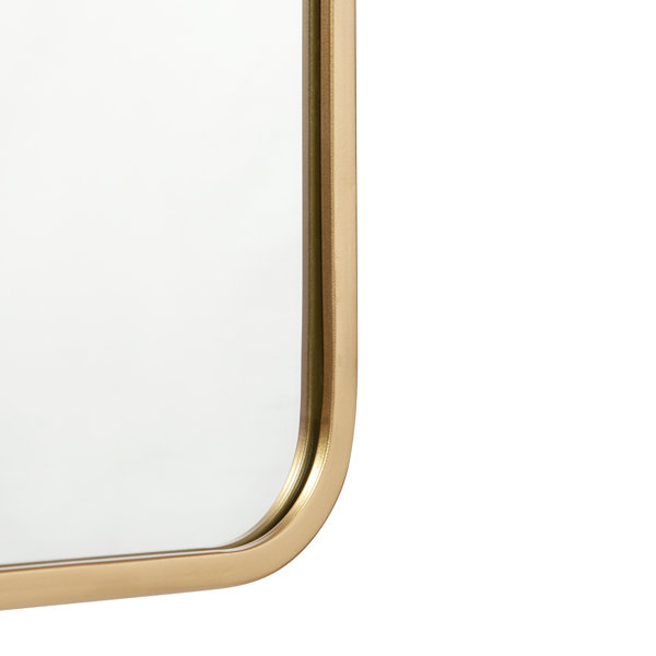 Mercer41 Arelly Wall Mount Shatterproof Rectangular Accent Wall Mirror ...