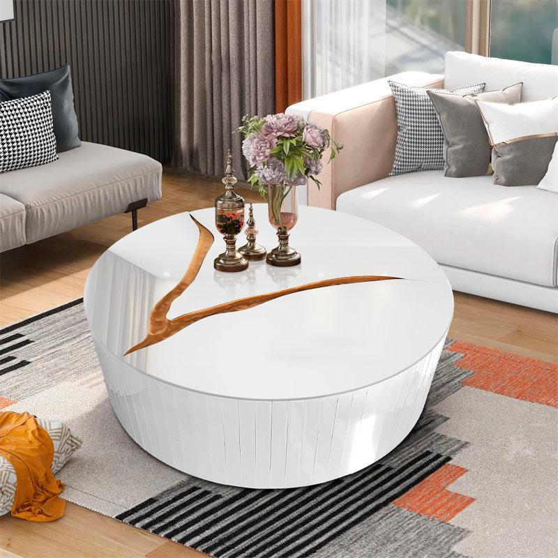 Everly Quinn Percle Solid Coffee Table | Wayfair