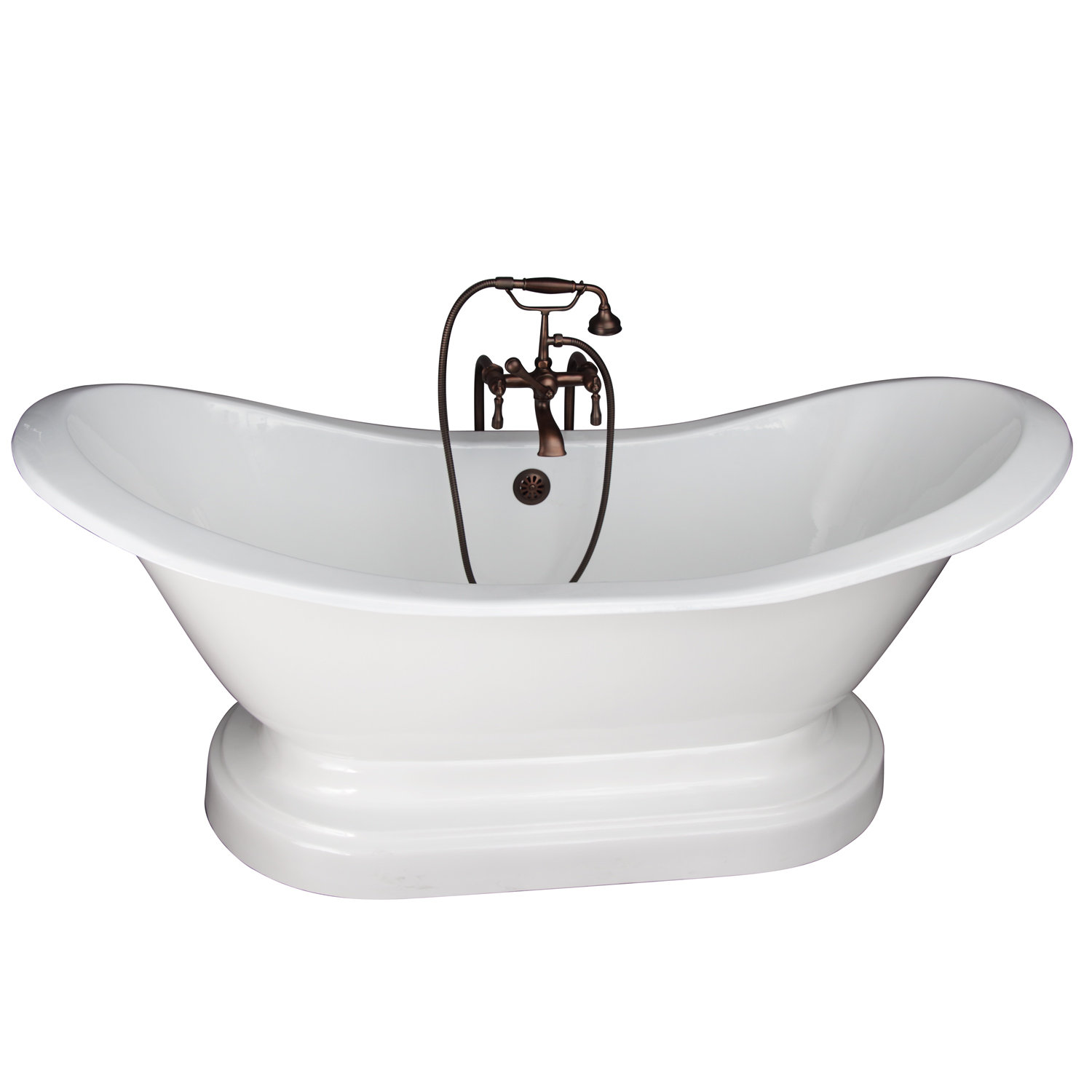 Barclay 72" x 30" Freestanding Soaking Cast Iron Bathtub | Wayfair