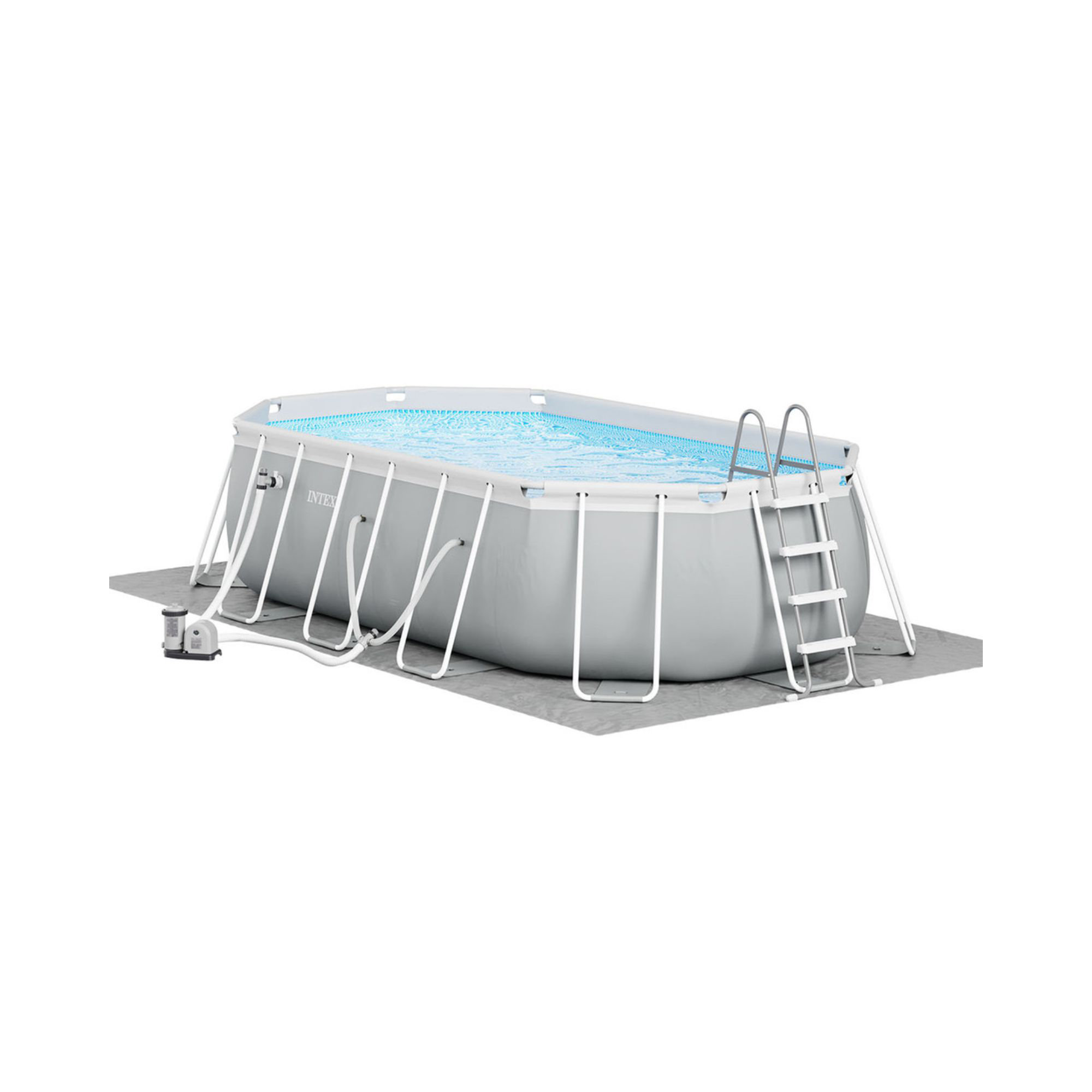 Intex Prism Fram 20 FT x 10 FT Oval Above Ground Pool Set - Wayfair Canada