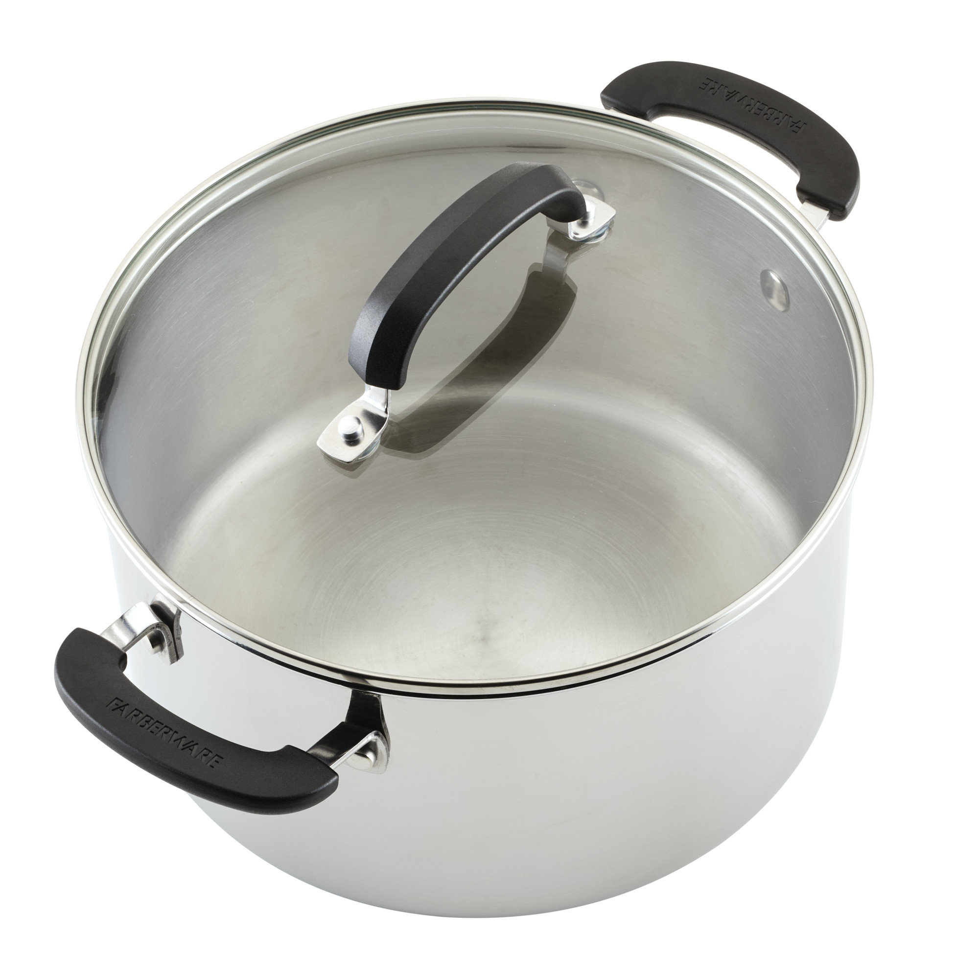 Farberware Brilliance Stainless Steel Cookware Pots And Pans Set With ...