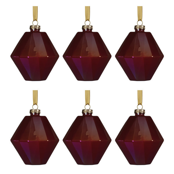 The Holiday Aisle® Brezlin Glass Holiday Shaped Ornament | Wayfair