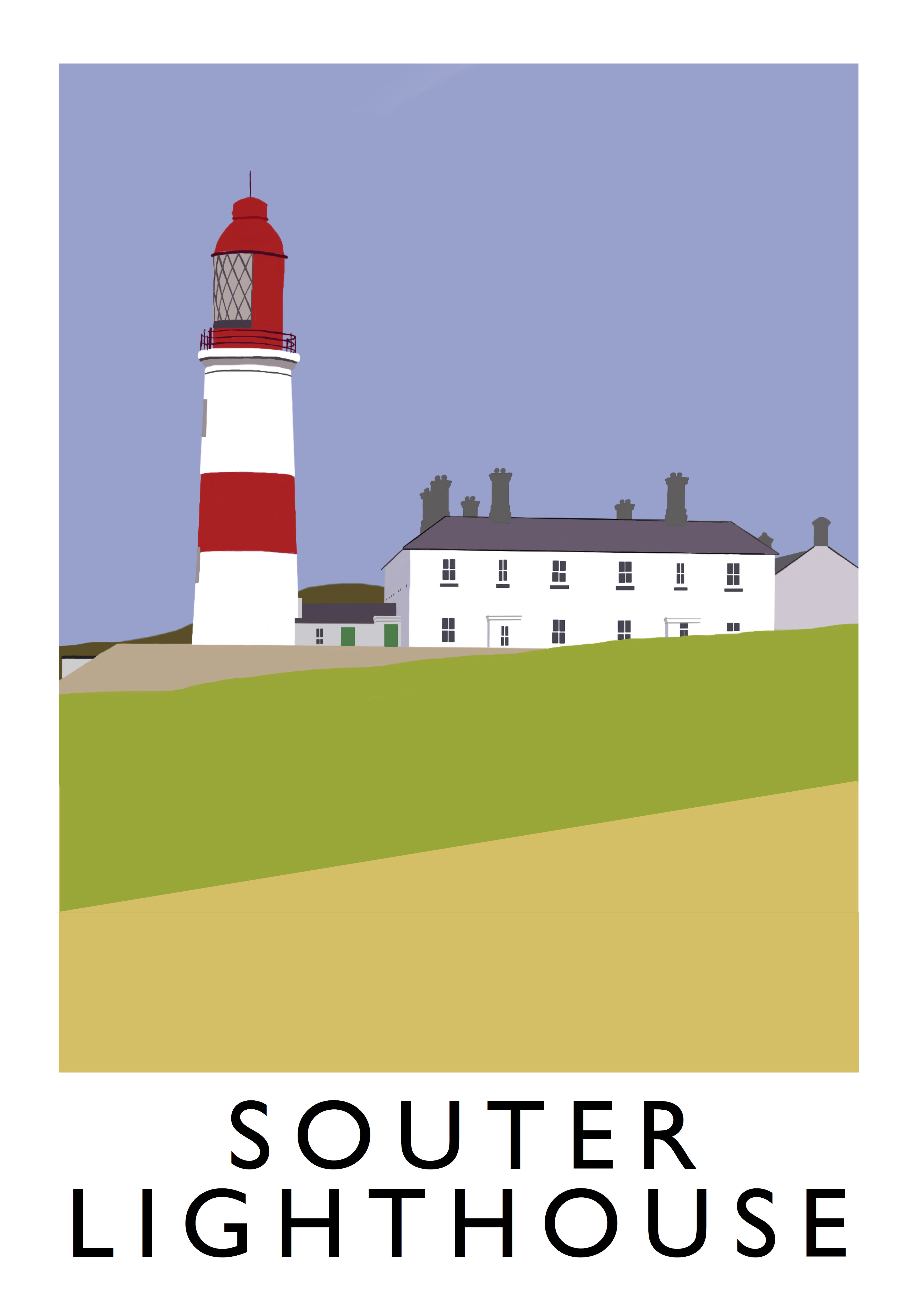 East Urban Home Souter Lighthouse by Richard O'Neil - Graphic Art Print ...