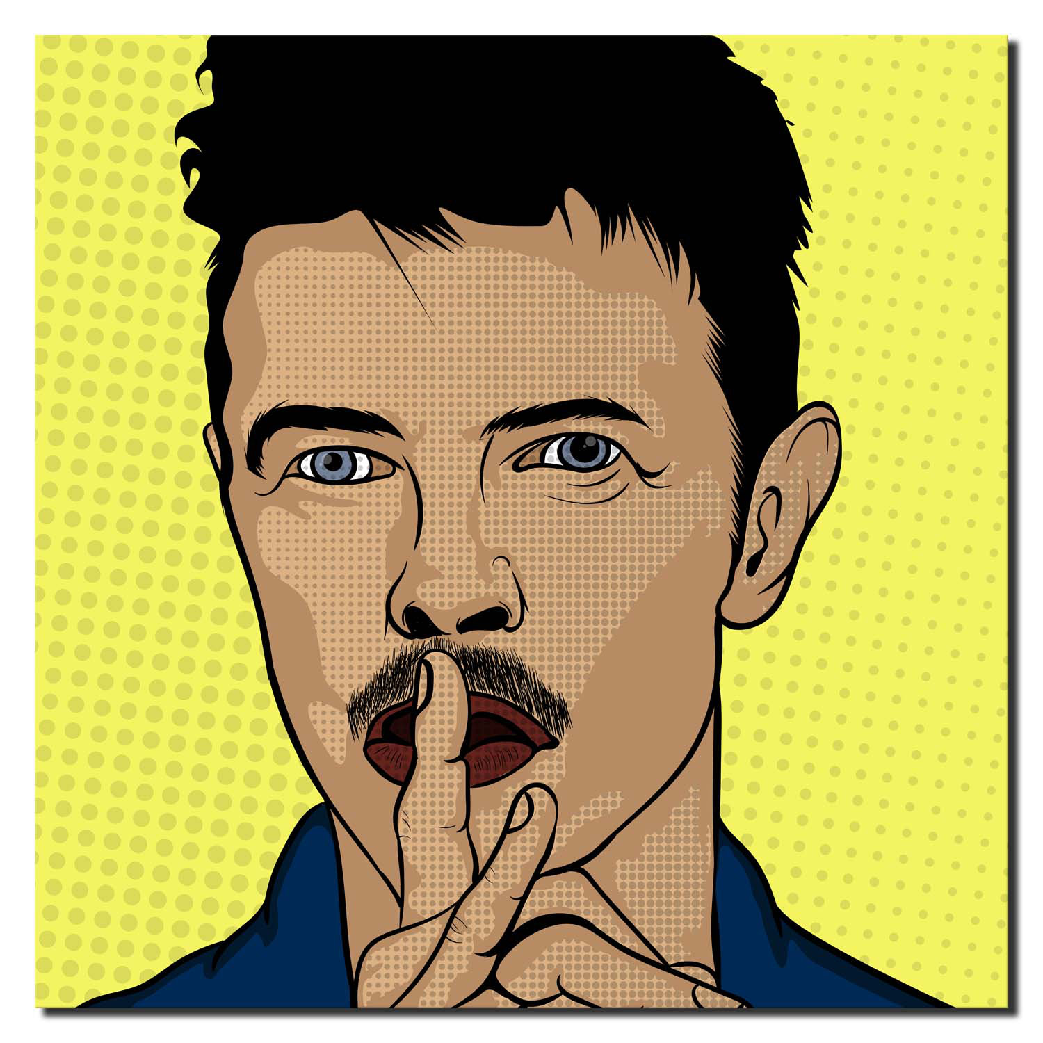 Trinx David Bowie - Graphic Art Print on Canvas | Wayfair