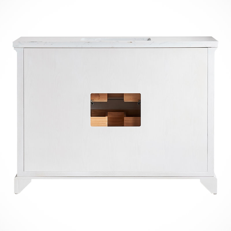 Red Barrel Studio® Fully Assembled 48" Freestanding Single Bathroom ...