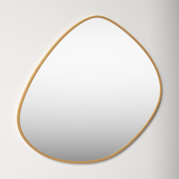 AllModern Eastie Asymmetrical Metal Wall Mirror & Reviews | Wayfair