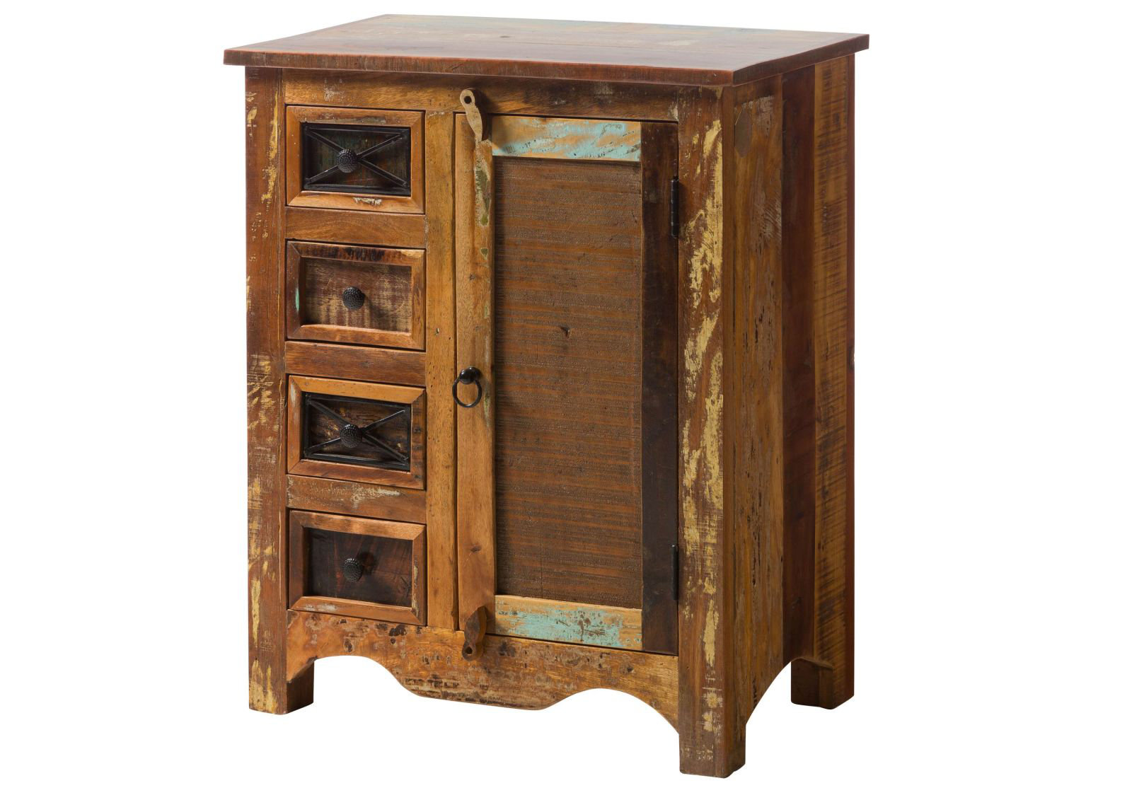 Massivmoebel24 Nature Of Spirit 4 - Drawer Chest of Drawers | Wayfair.ie