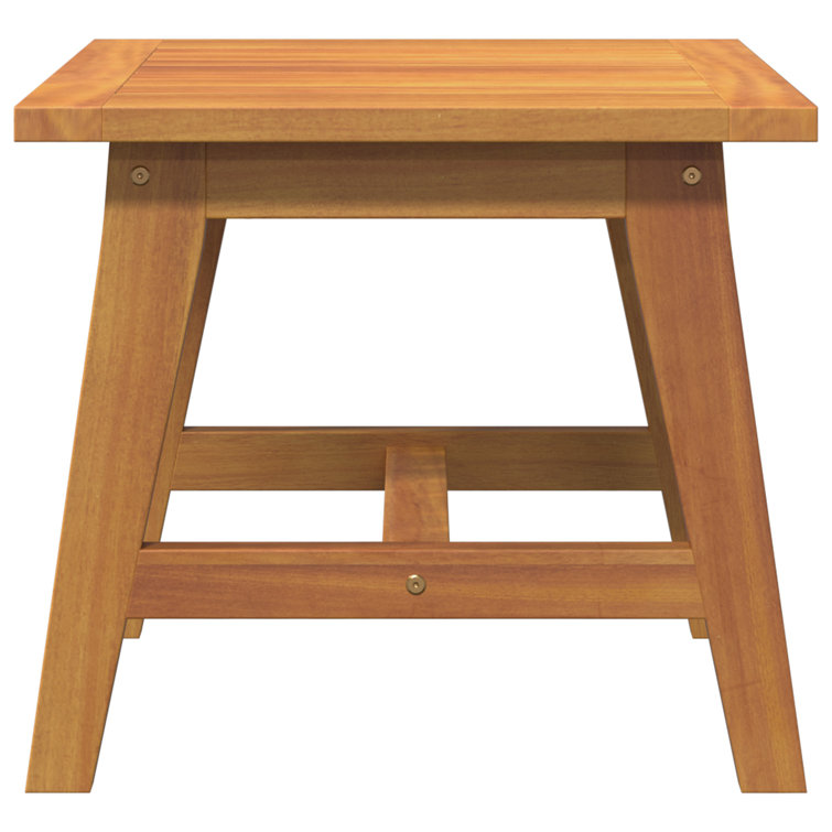 Alpen HomeBrown Solid Acacia Wood Medium Durable Acacia Side Table ...
