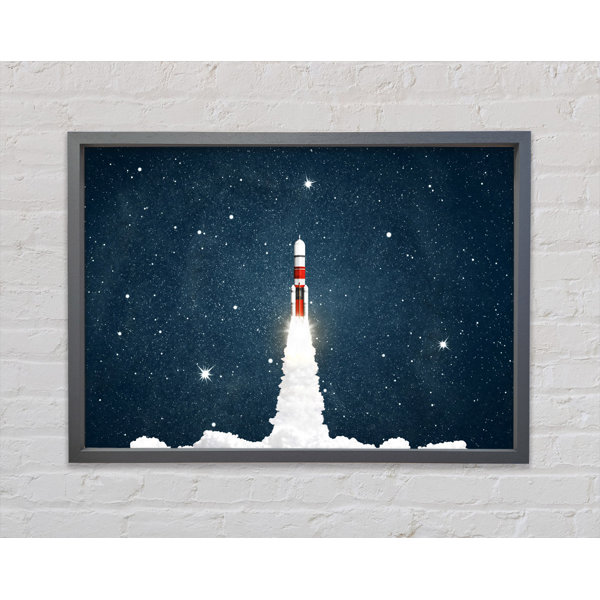 Isabelle & Max Up Goes The Rocket - Single Picture Frame Print on ...