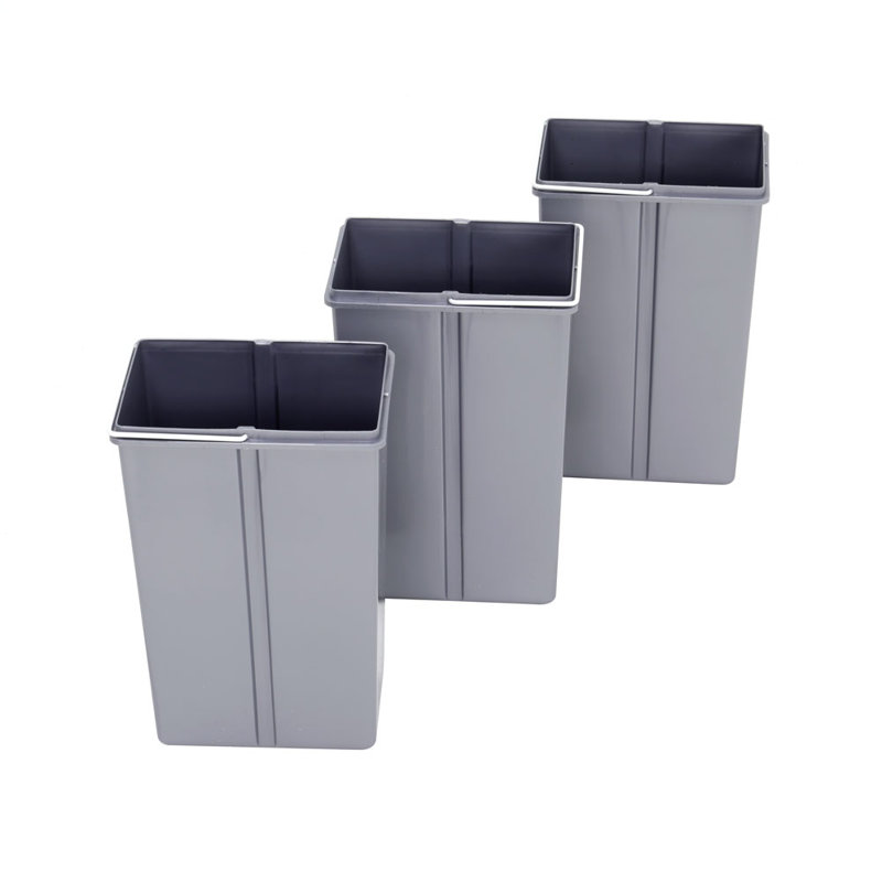 Rebrilliant Plastic Manual Lift Pull Out Rubbish Bin - 30L | Wayfair.co.uk