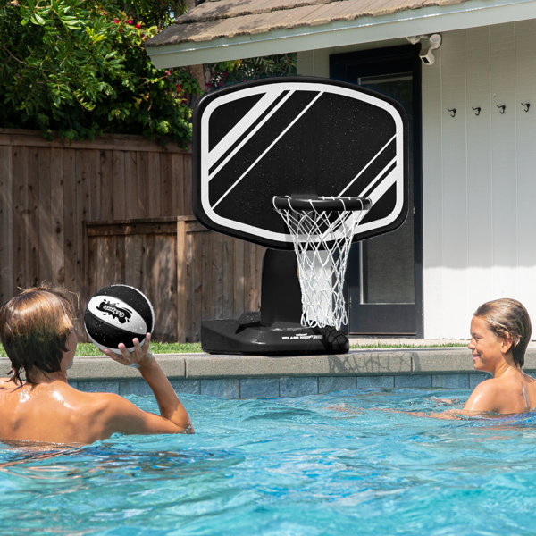 GoSports Splash Hoop PRO Swimming Pool Basketball Game Set - Black ...