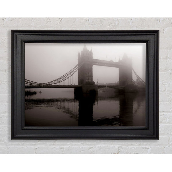 Williston Forge London Tower Bridge Mist - Single Picture Frame Art ...