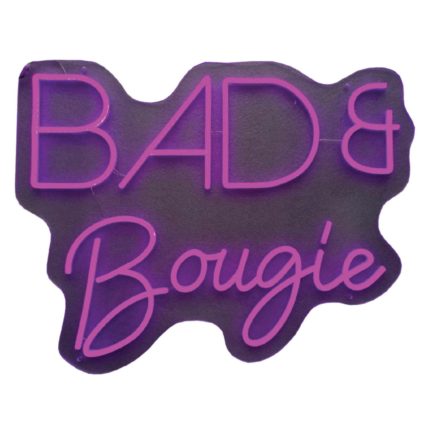 Ivy Bronx Bad & Bougie Neon Sign - 18" x 23" - Wayfair Canada