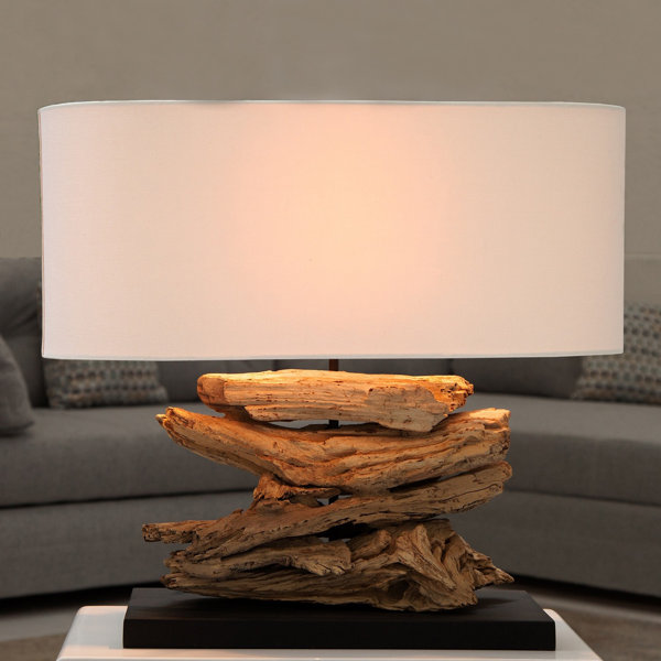 Union Rustic Raina 50cm Light Brown Table Lamp | Wayfair.co.uk