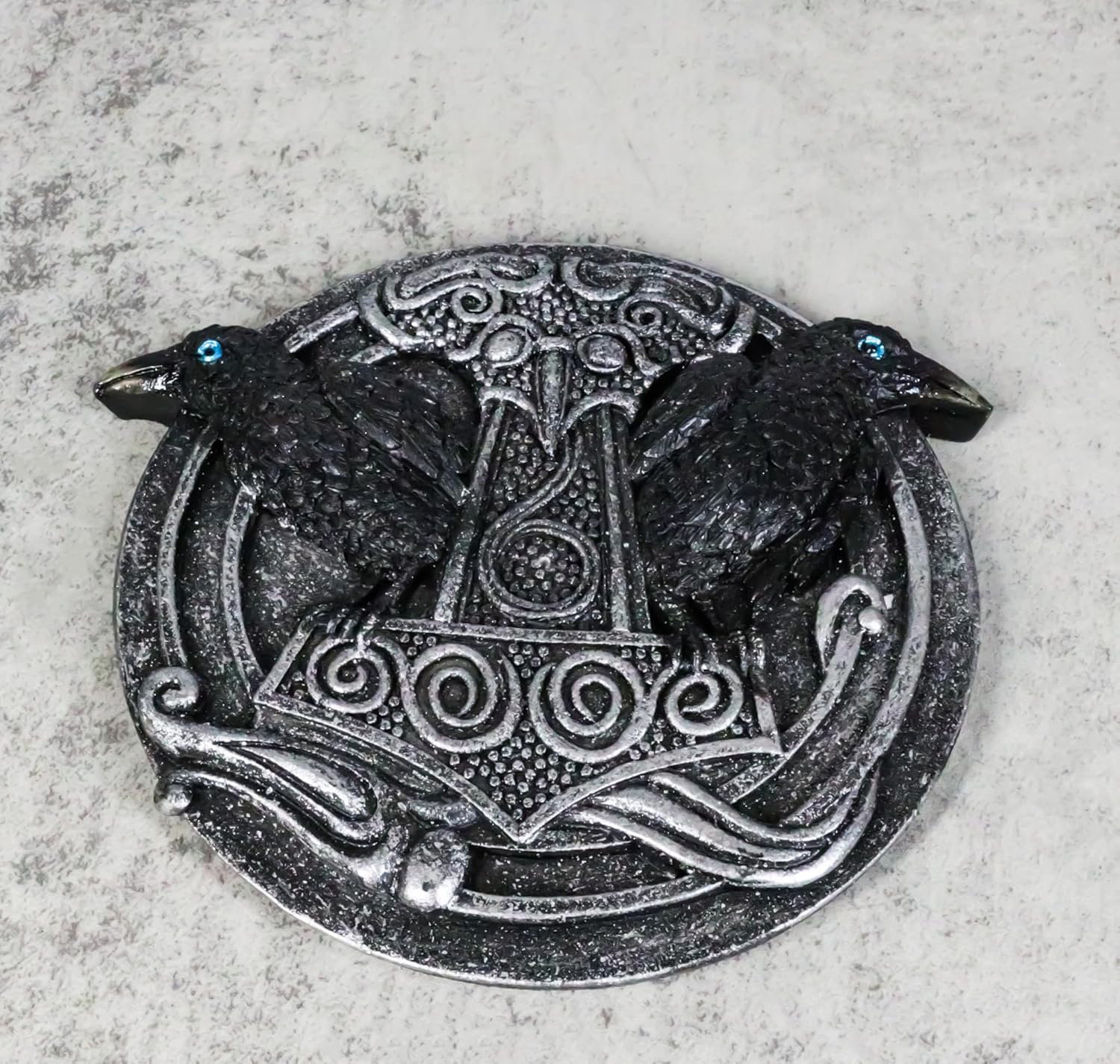 Union Rustic Norse Viking Knotwork Thor Hammer Mjolnir With Black ...