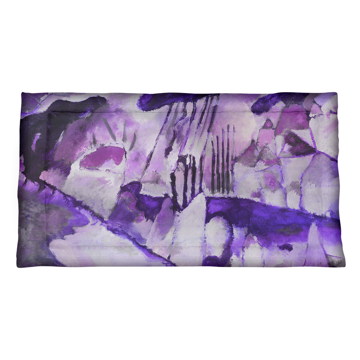 ArtVerse Wassily Kandinsky Landscape with Rain Pillow Sham | Wayfair