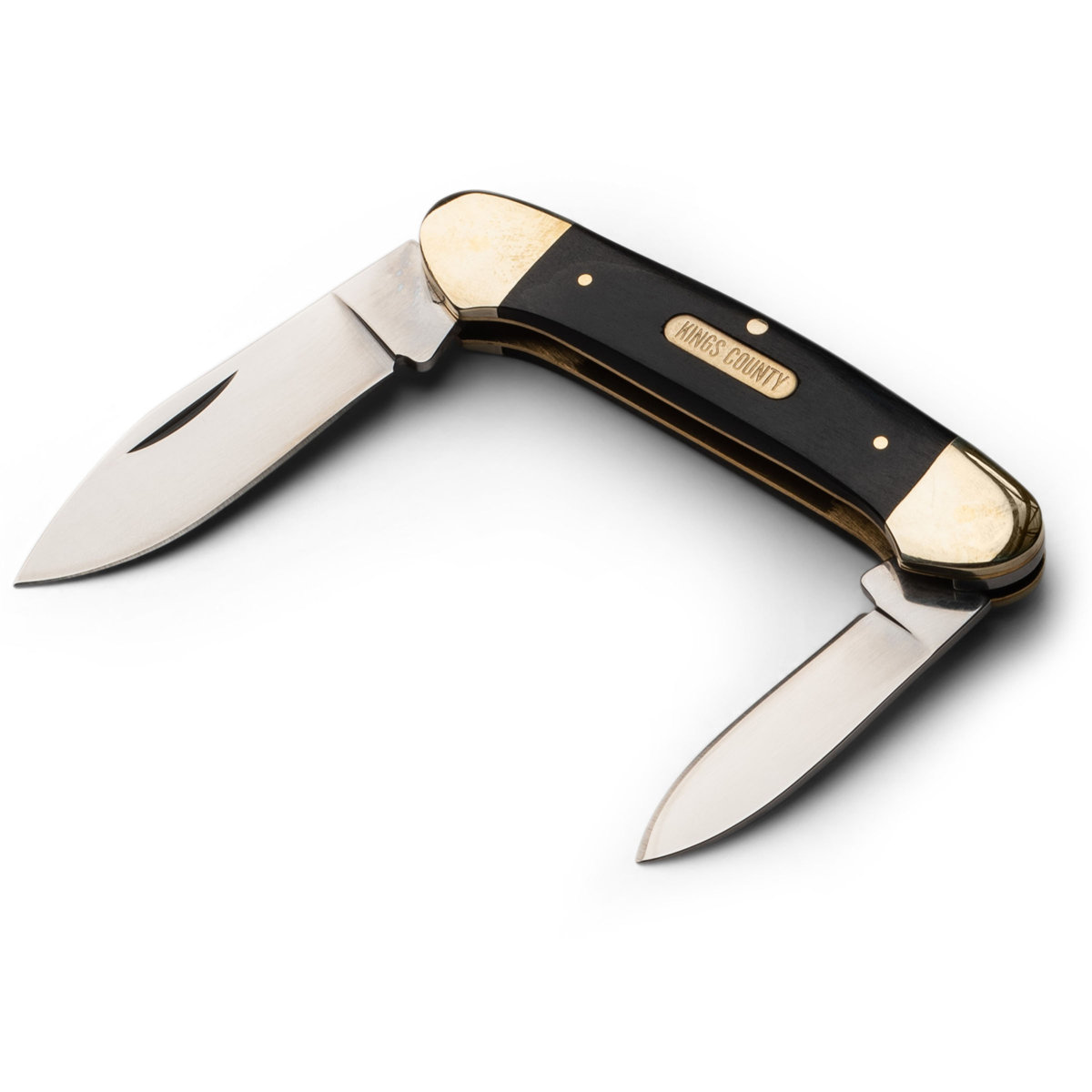 Kings County Tools Small Pocket Knife - 2-Blade Folding Knife With ...