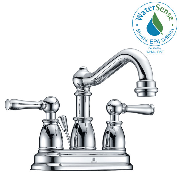 ANZZI Centerset Faucet 2-handle Bathroom Faucet with Drain Assembly ...