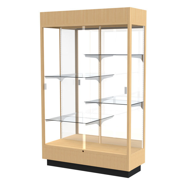 Ghent Heritage 76'' H x 48'' W Wood Display Cases | Wayfair