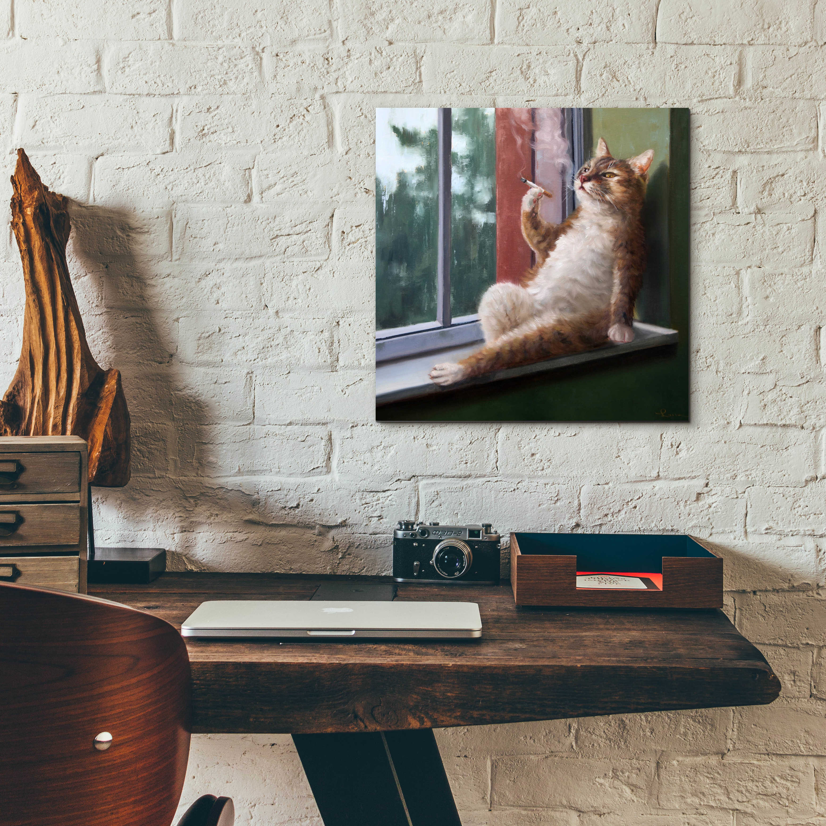 Trinx Epic Art 'Rainy Day Blues' Rainy Day Blues by Lucia Heffernan ...