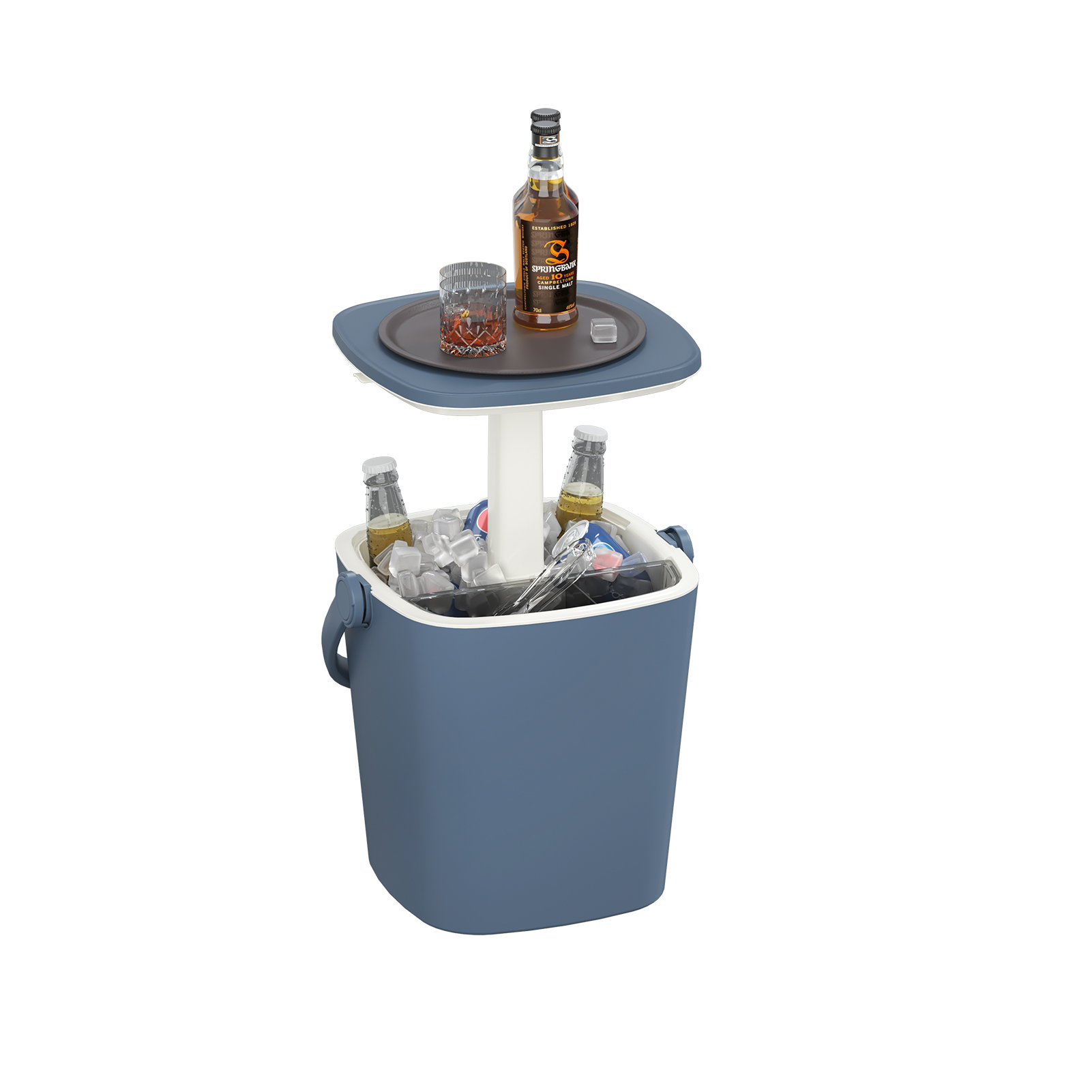 Arlmont & Co. Turrella Portable Picnic Cooler Table 15 Liter Ice ...