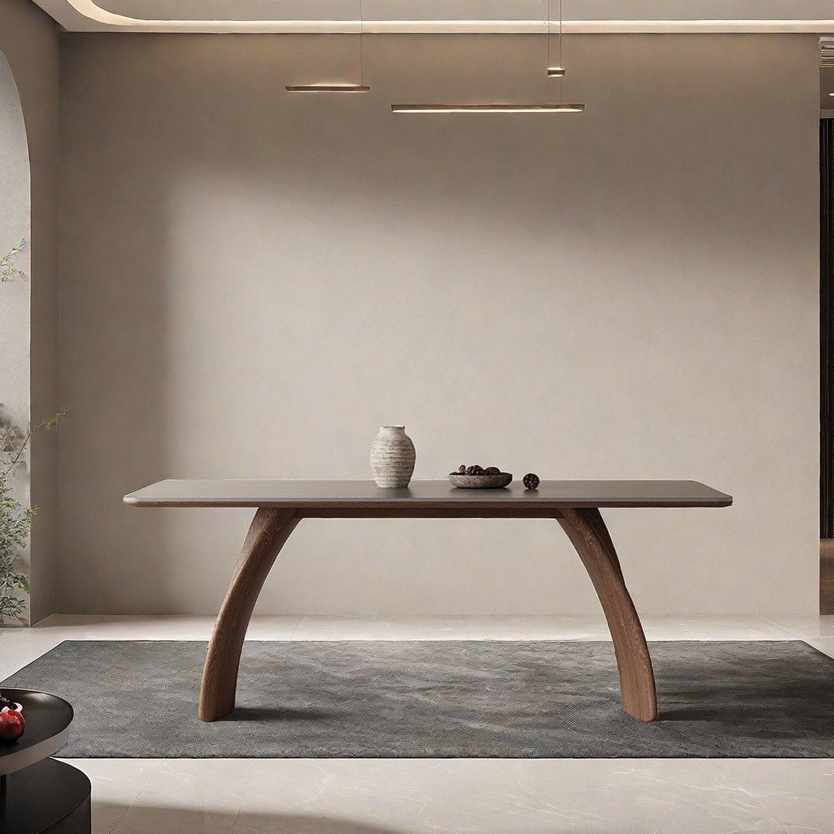 Greyleigh Vintage Rock Table With Modern Simplicity Rectangular Dining ...