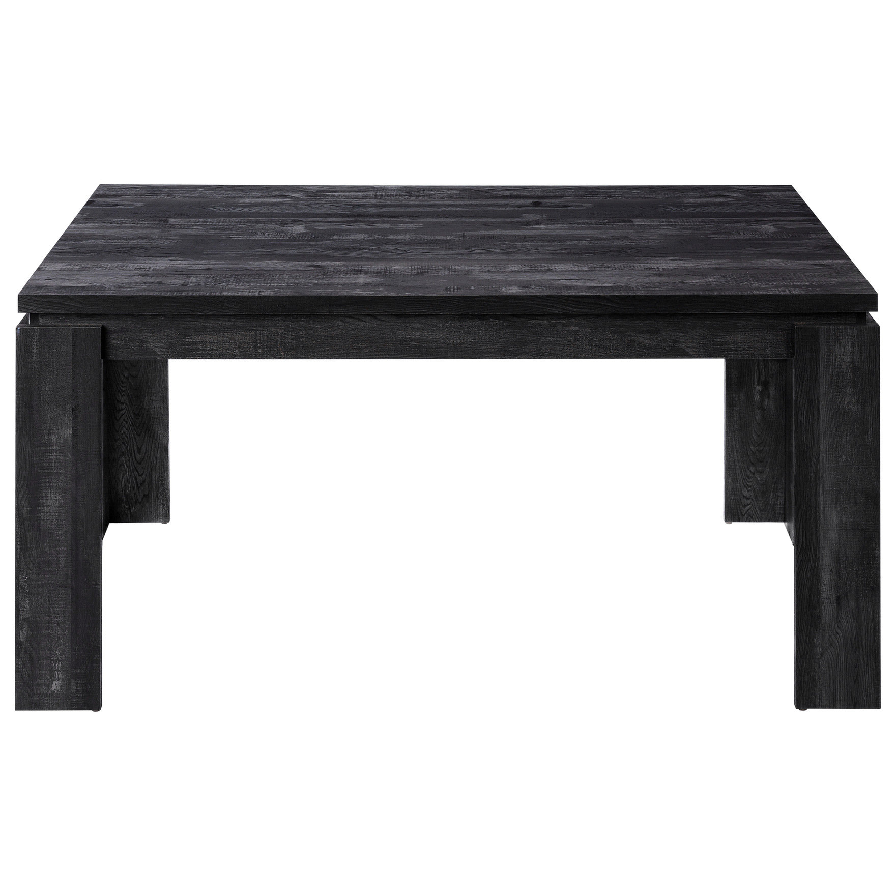 Ebern Designs Modern Dining Table 60", Rectangular Shape, Black ...
