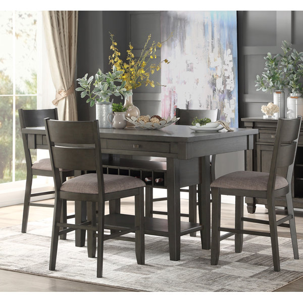 AndrewHomeStudio Sleete Counter Height Table Set | Wayfair