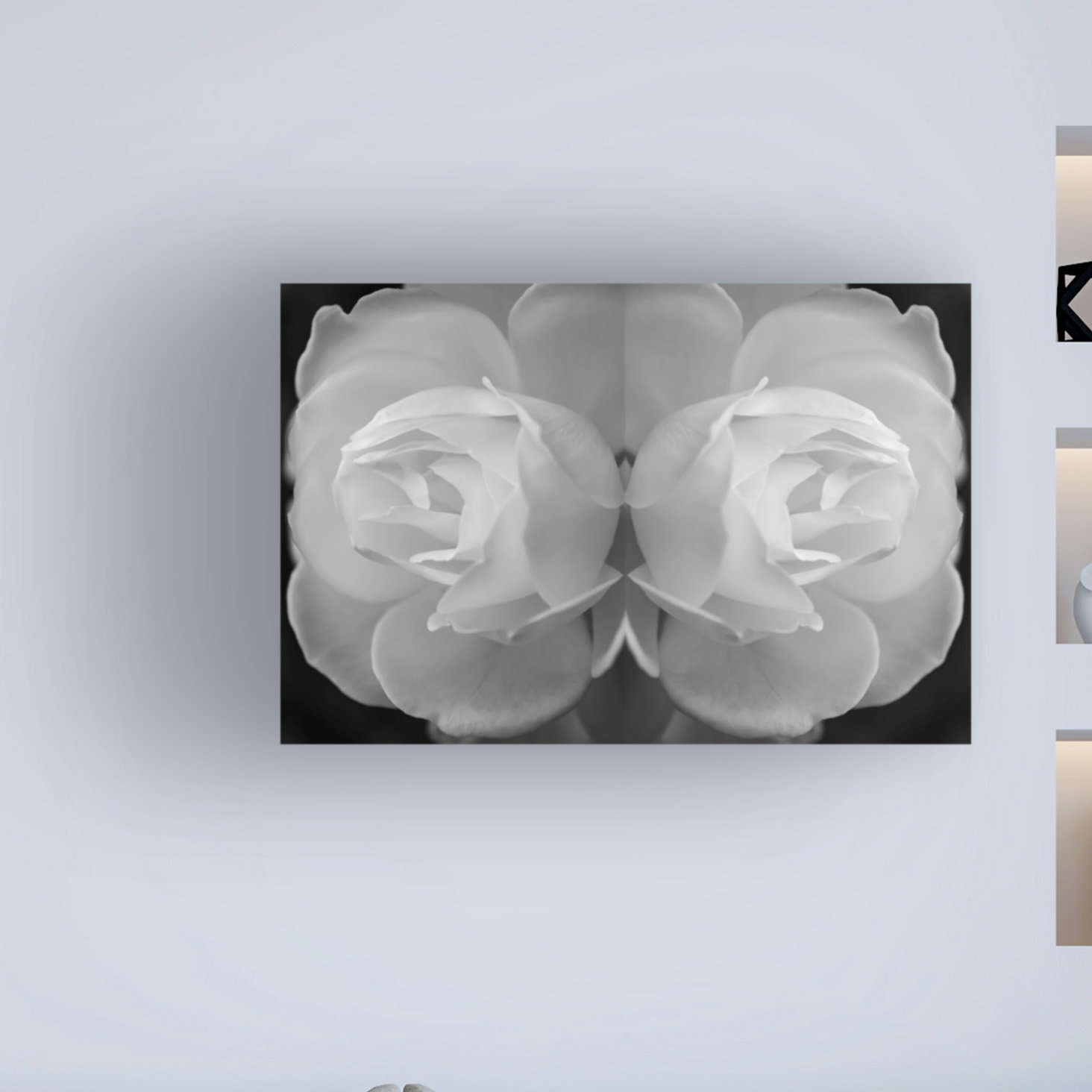 Ebern Designs Twin Rose 30 by Anita Vincze - Wrapped Canvas Photograph ...