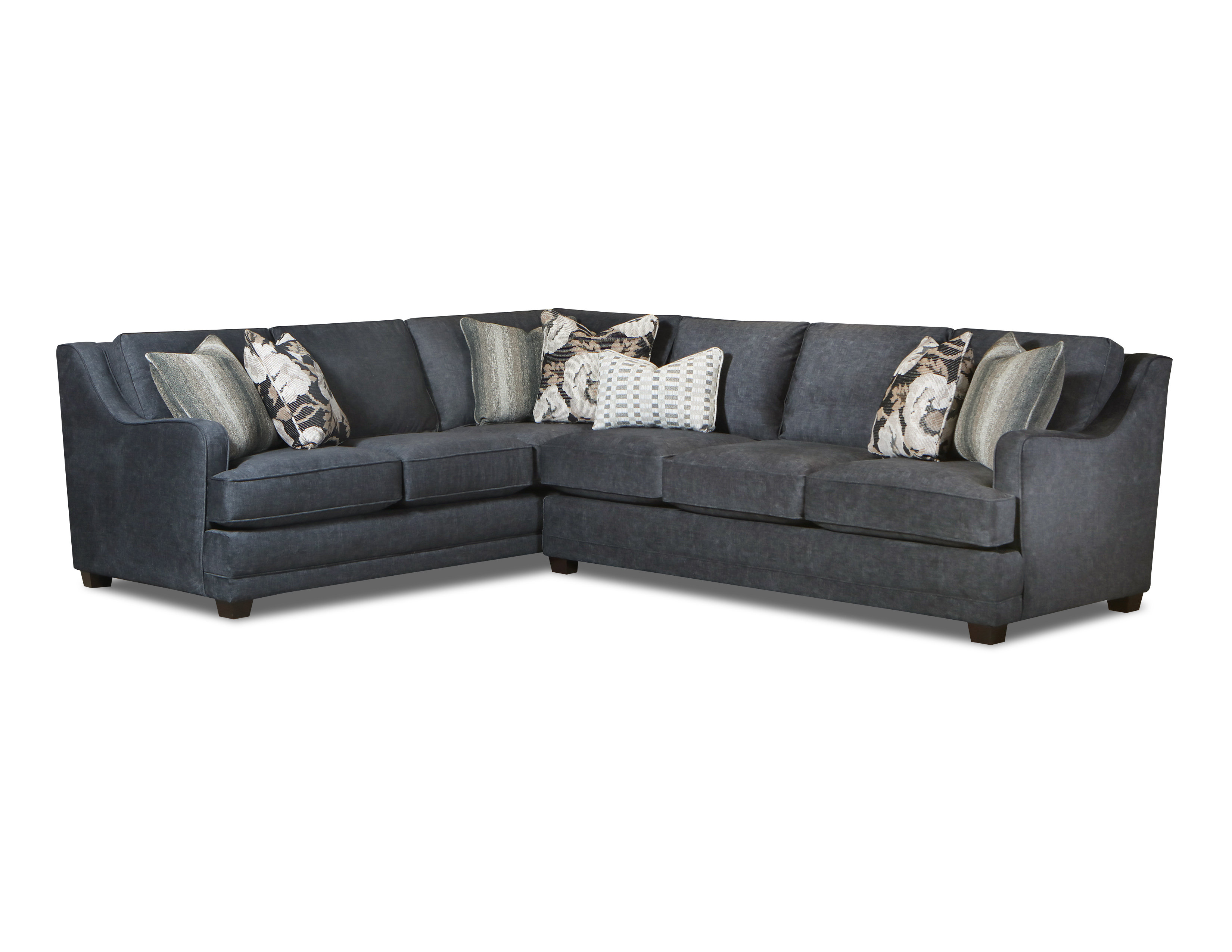 Latitude Run® Kemberley 2 - Piece Upholstered Corner Sectional | Wayfair