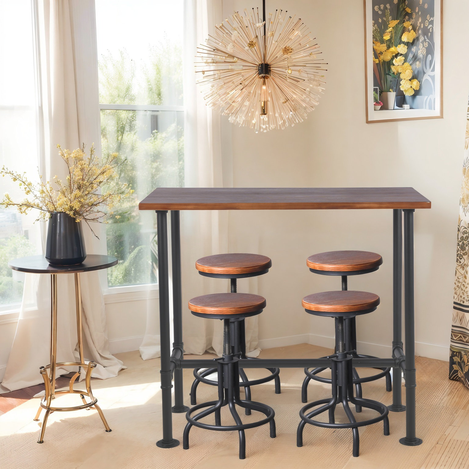 Williston Forge SET OF 5,Table & Chair Sets For Pub Kitchen Dining ...