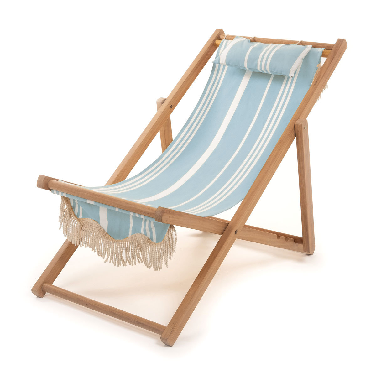 Rosecliff Heights Haberman Folding Deck Chair with Cushion | Wayfair