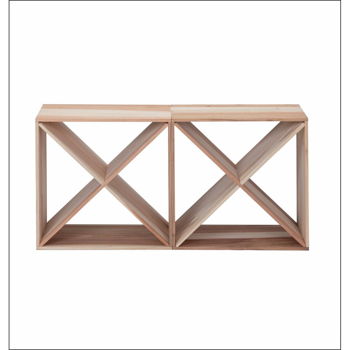 Ophelia & Co. Set of 2 24 Bottle Wine Rack, Wine Storage Cube for Bar ...