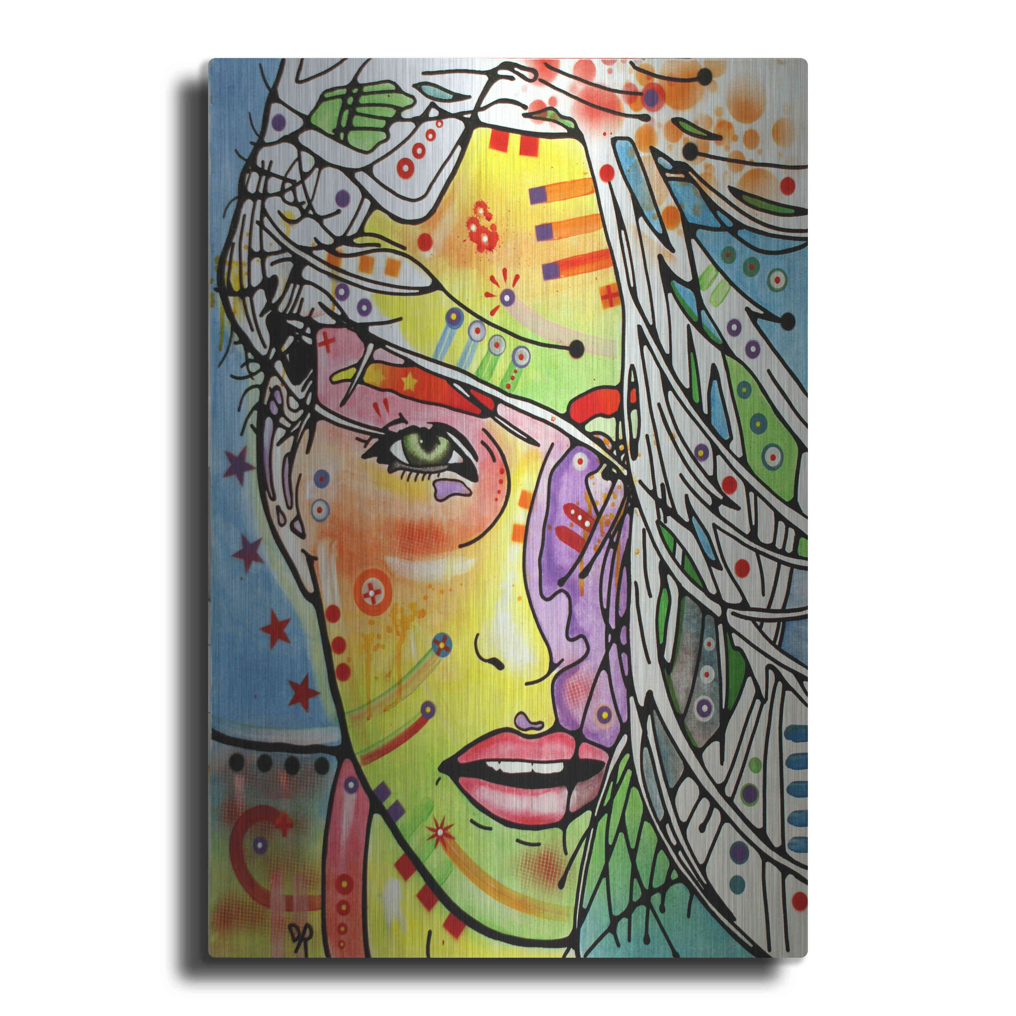 Bungalow Rose Luxe Metal Art 'Wind Swept' By Dean Russo, Metal W Wind ...