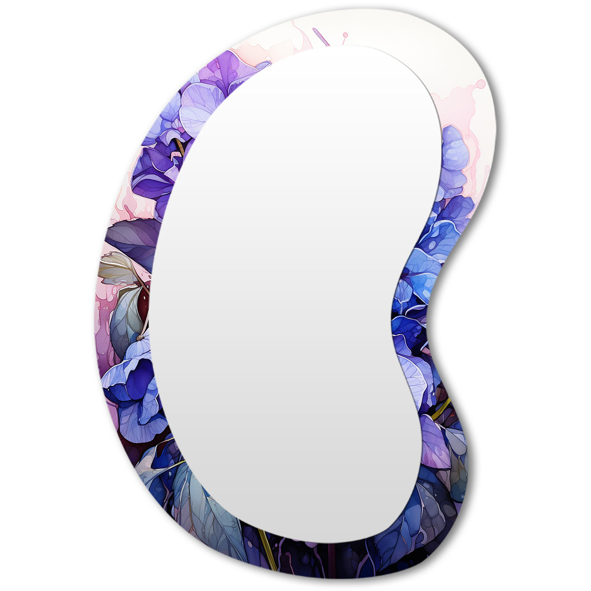 Ivy Bronx Violets Surreal Enchantment - Violets Asymmetrical Shapes ...