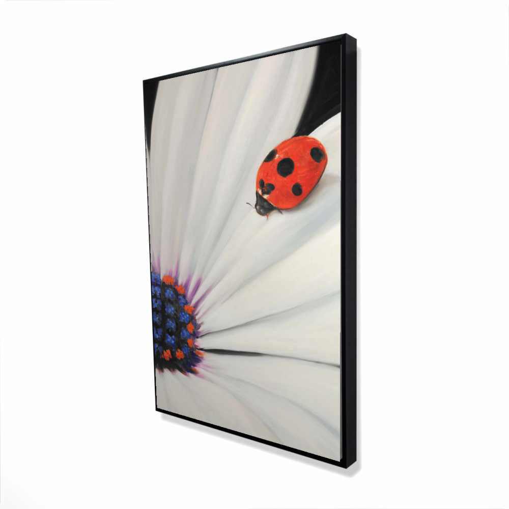 Begin Edition International Inc. White Daisy and Ladybug - Blue ...