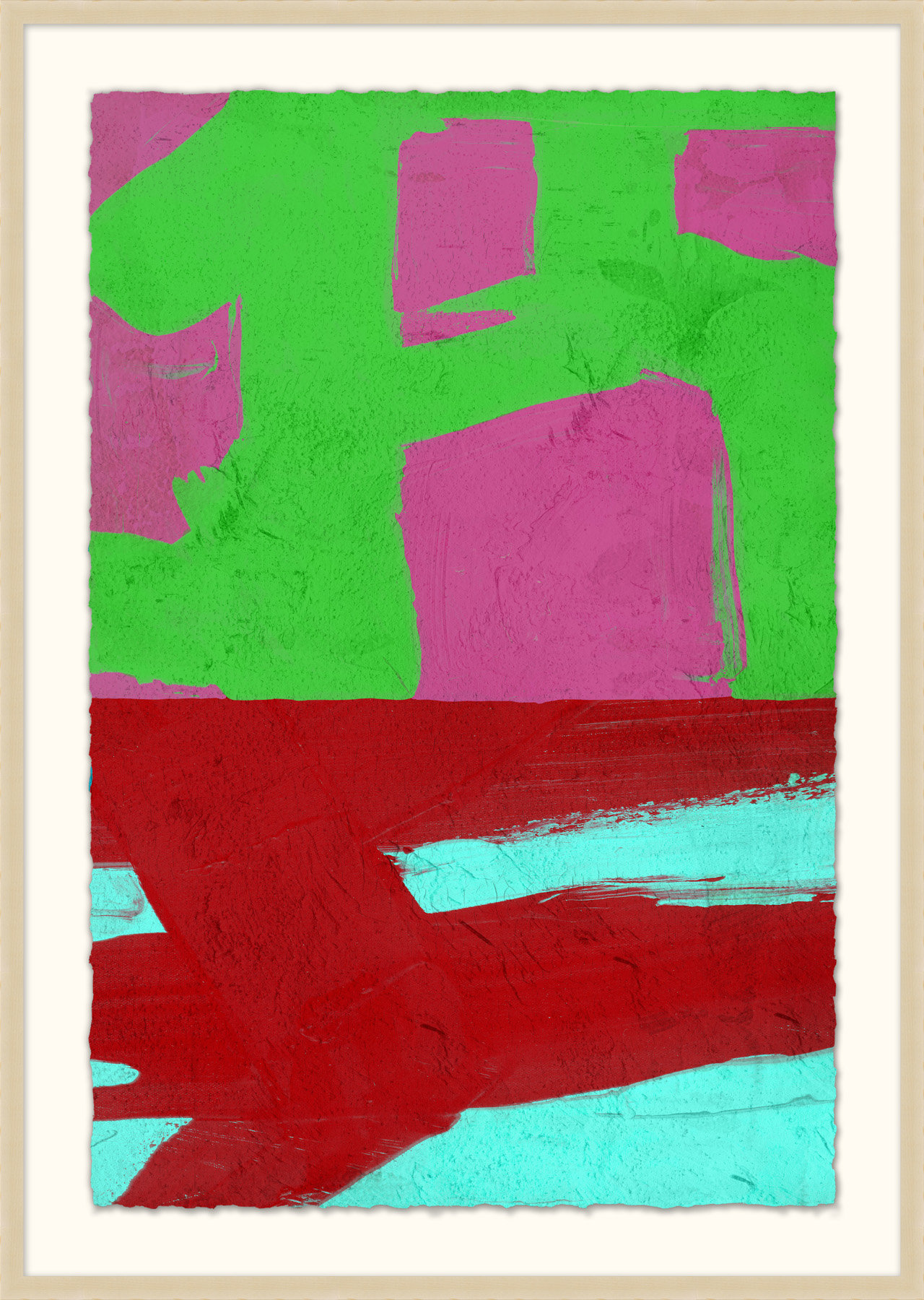 Lillian August Color Perception 4' Framed Print on Glass | Perigold