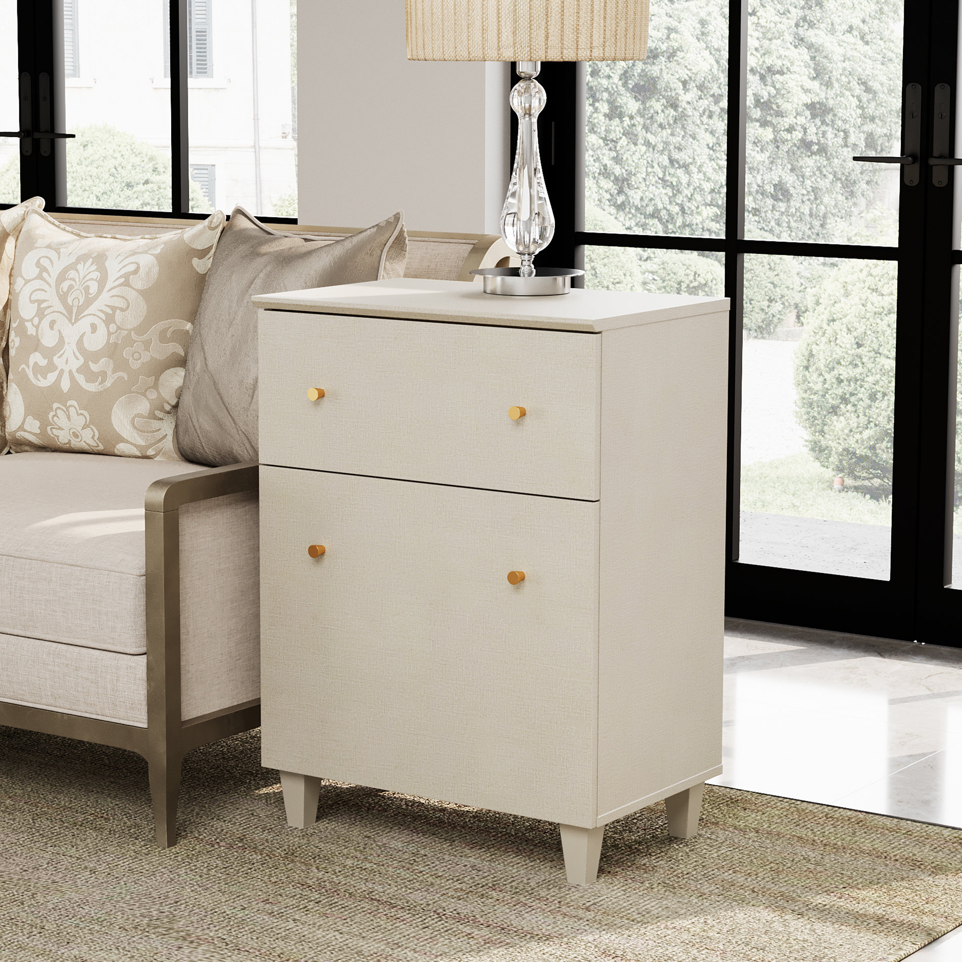 Latitude Run® Maahnoor End Table with Storage | Wayfair