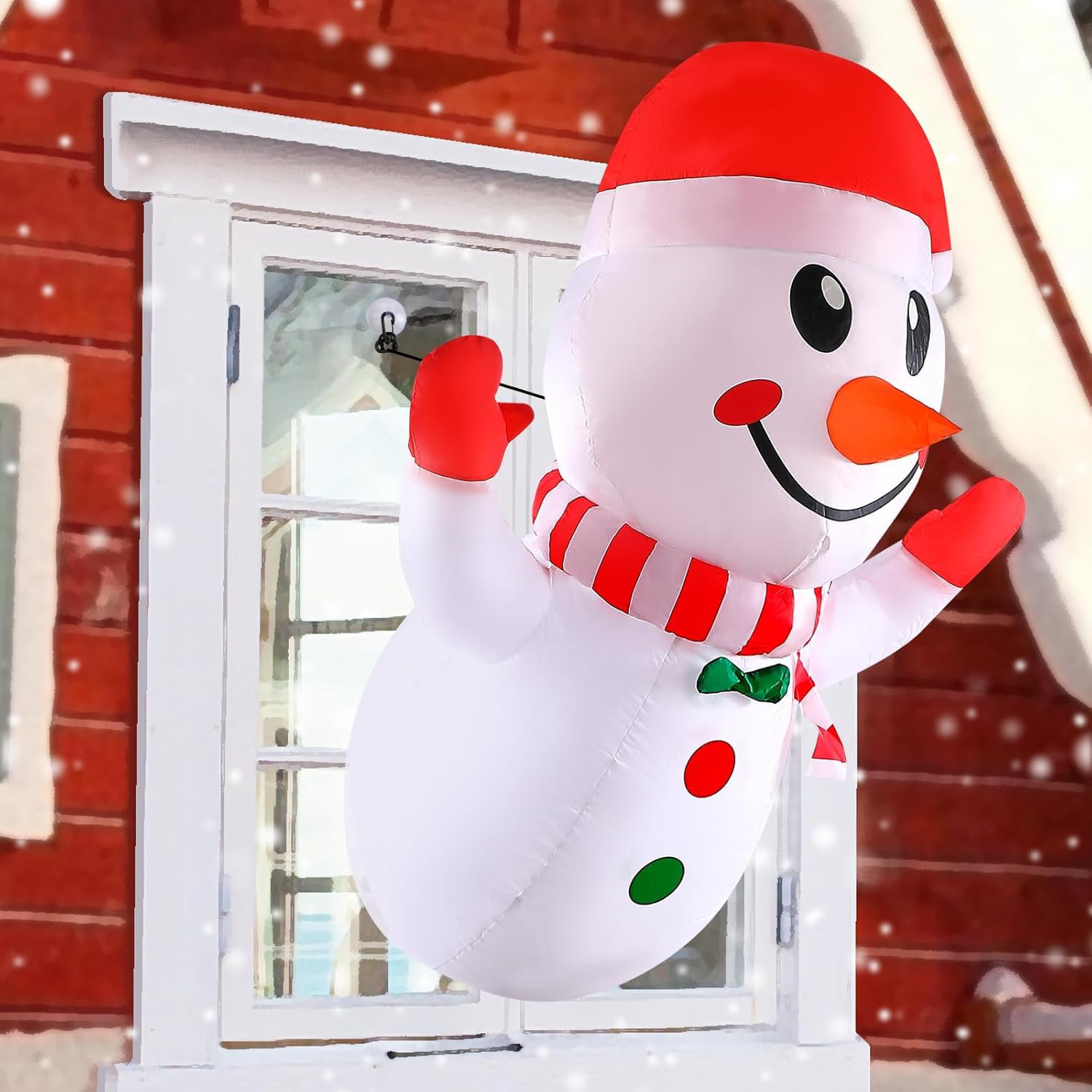 The Holiday Aisle® 4Ft Christmas Window Decor Outdoor Indoor Blow Up ...