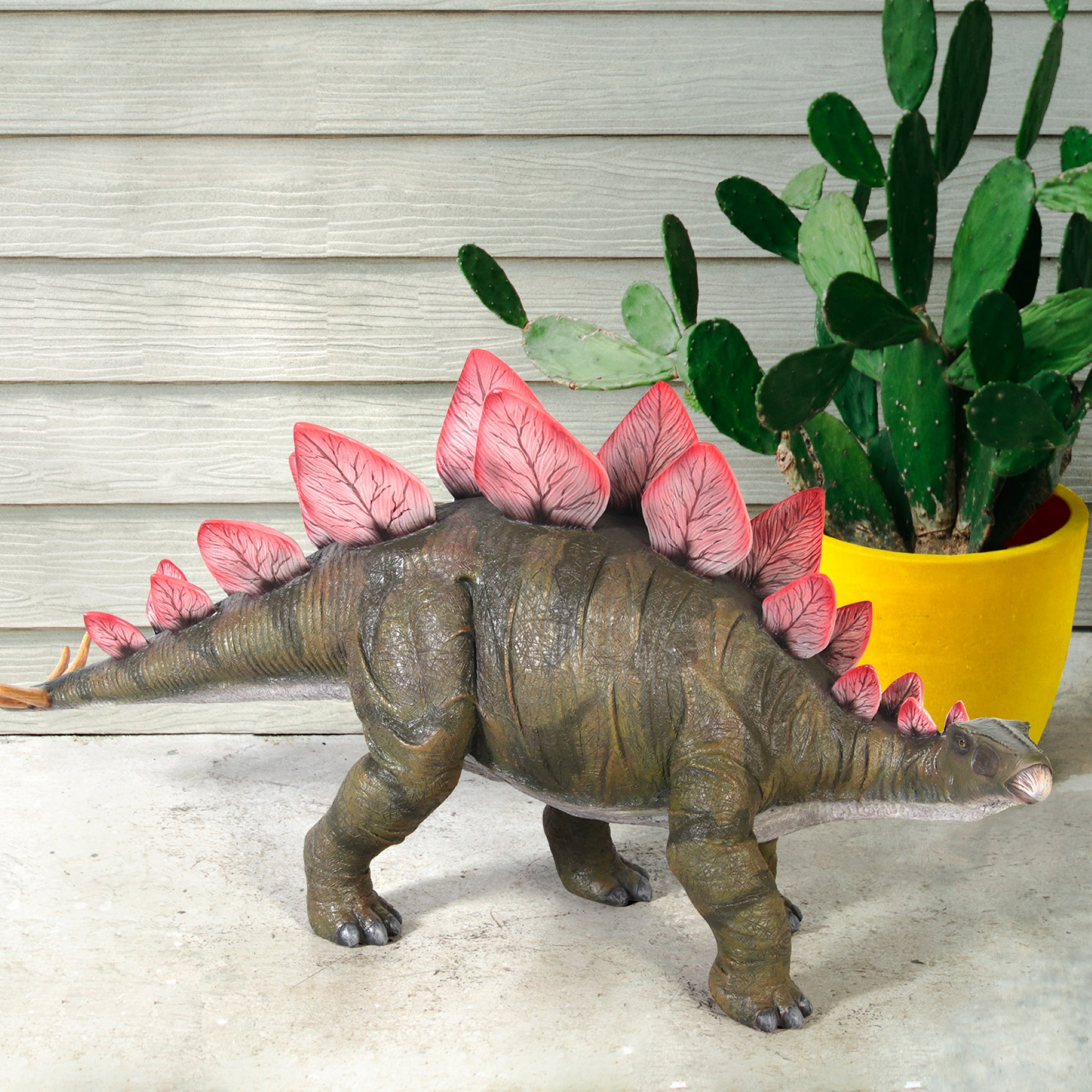 Design Toscano Stegosaurus Scaled Dinosaur Statue & Reviews | Wayfair