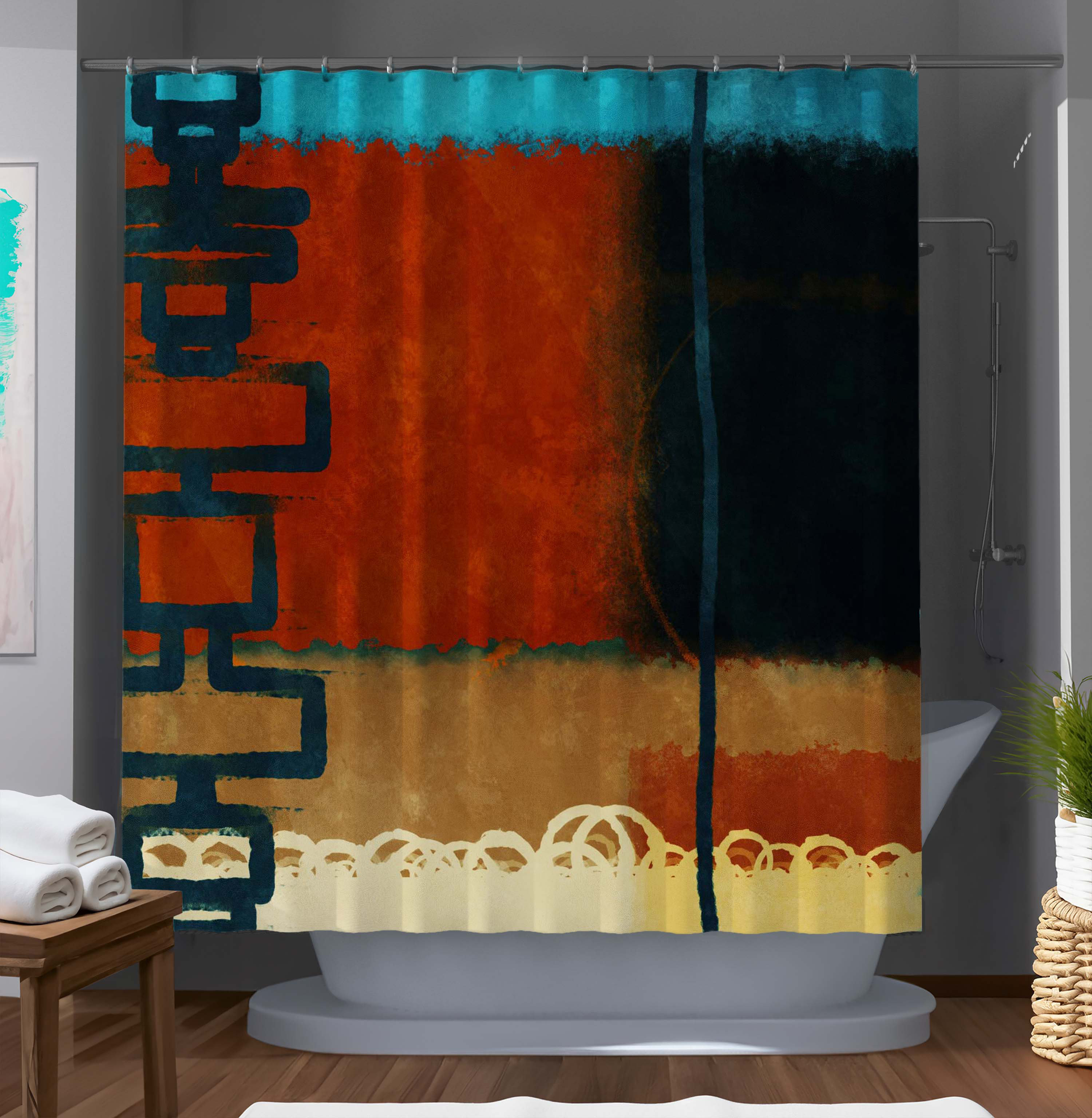 East Urban Home Idaris Shower Curtain | Wayfair
