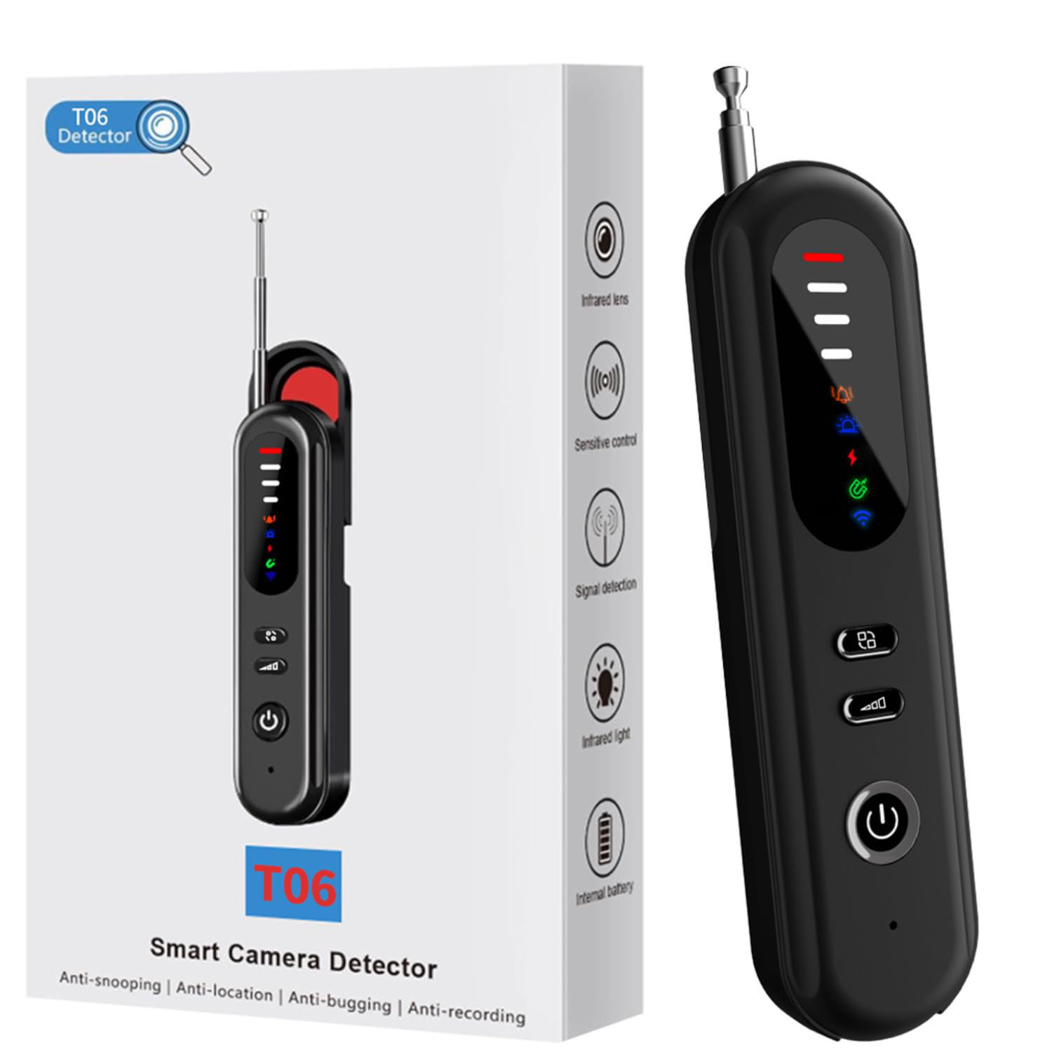 VIKICHER 2025 6-In-1 Hidden Camera Detectors, Advanced Camera Detector ...