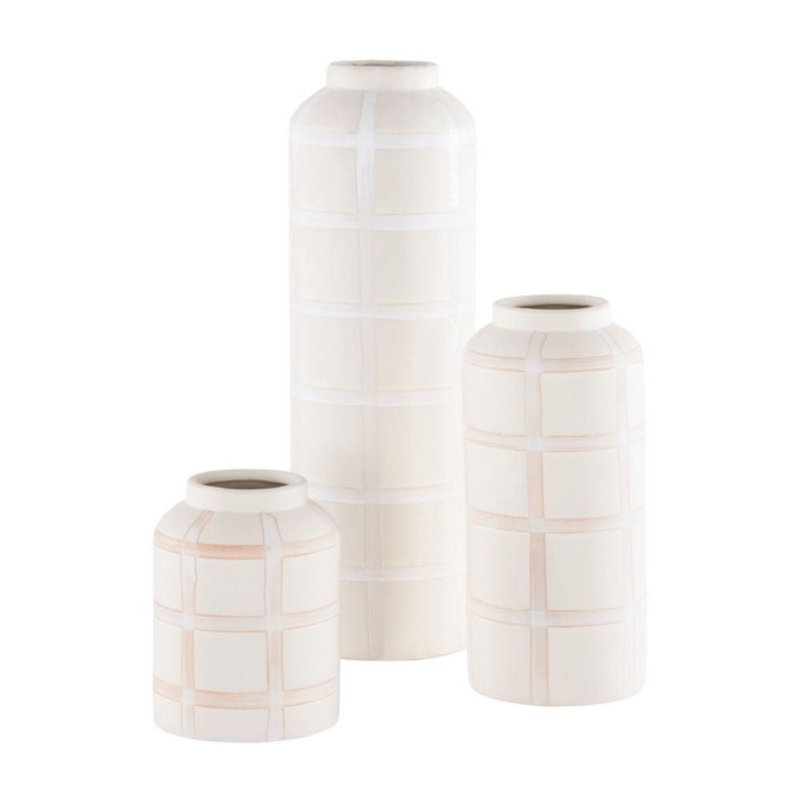 Red Barrel Studio® 3 Piece Ceramic Table Vase Set | Wayfair